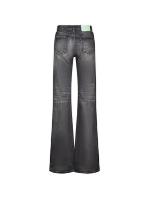 HAIKURE Logo Patch Straight-leg Jeans