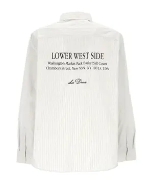 LES DEUX Striped Print Shirt