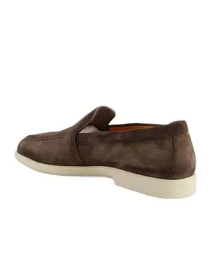 Santoni Malibu Almond Toe Loafers