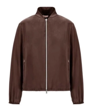 Herno Resort Bomber Jacket In Extra-fine Satin
