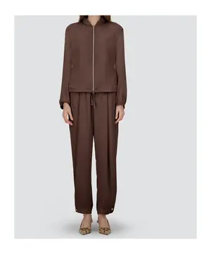 Herno Resort Bomber Jacket In Extra-fine Satin