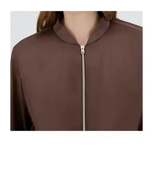 Herno Resort Bomber Jacket In Extra-fine Satin