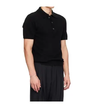 ENTIRE STUDIOS Wool Polo Knitted Top
