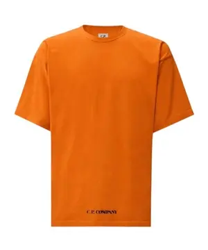 C.P. COMPANY Crew-neck T-shirt - Orange