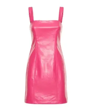ROTATE BY BIRGER CHRISTENSEN Herlina Coated Viscose Mini Dress