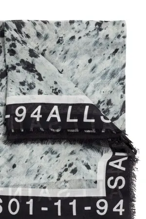 ALLSAINTS Printed Silk Scarf
