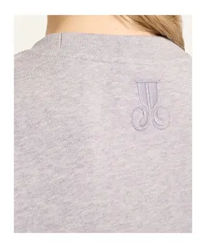 La DoubleJ Off Court Divine-embroidered Sweatshirt