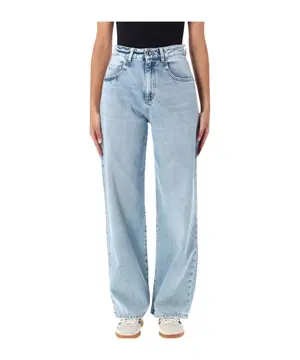 ICON DENIM LOS ANGELES Poppy High-rise Wide-leg Jeans