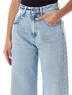 ICON DENIM LOS ANGELES Poppy High-rise Wide-leg Jeans