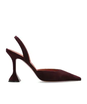 Amina Muaddi Holli Pointed-toe High-heeled Sandals