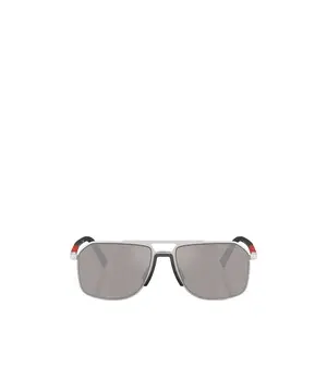 Prada Linea Rossa Pilot Frame Sunglasses - Gray