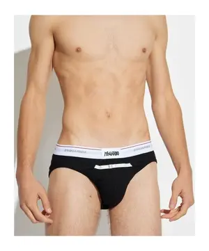 Dsquared2 X Magliano Logo Waistband Briefs