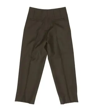 Zegna Wide Leg Pleated Trousers