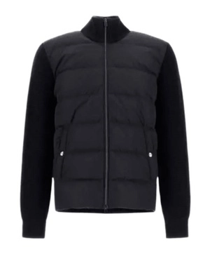 Herno Down Jacket With Knitted Sleeves