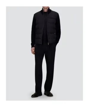 Herno Down Jacket With Knitted Sleeves
