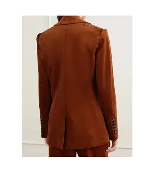 Veronica Beard Livvy Dickey Cotton-blend Corduroy Blazer - Wine Red