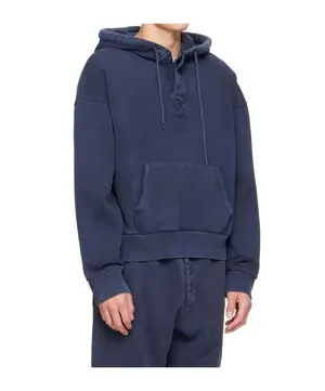 ENTIRE STUDIOS Distressed Hooded Sweatshirt