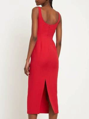 Roland Mouret Strapless Mid-length Dress