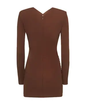 Roland Mouret Pleated Mini Dress