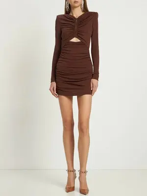 Roland Mouret Pleated Mini Dress