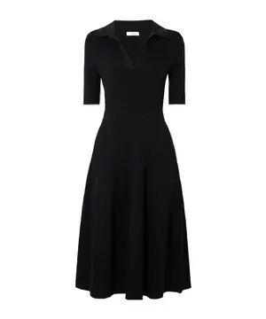 Simkhai Pati Polo-collar Midi Dress