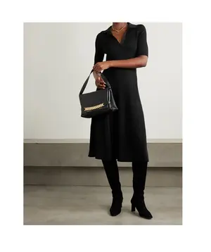 Simkhai Pati Polo-collar Midi Dress