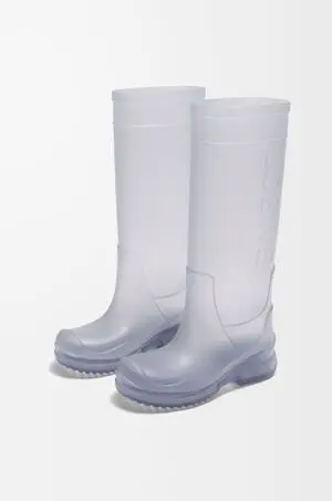 Loewe Storm Boot In Rubber - Transparent