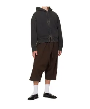 ENTIRE STUDIOS Drop-waist Drawstring Shorts