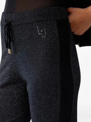 Liu Jo Drawstring Waist Casual Pants - Black