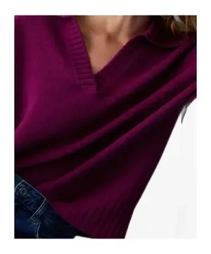 Liu Jo V-neck Collared Jumper