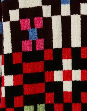 La DoubleJ Geometric-pattern Sweater