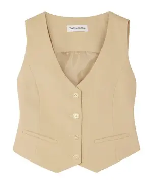 THE FRANKIE SHOP Roma Woven Vest