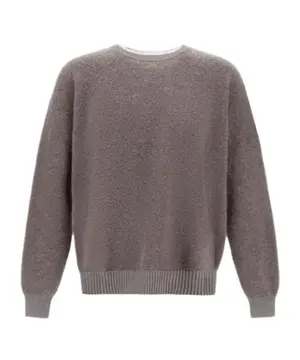 Herno Crew-neck Knit Sweater - Brown