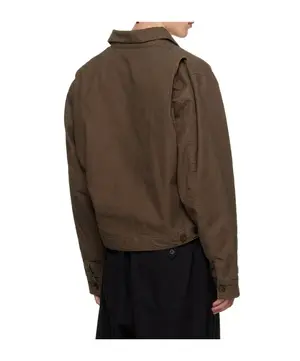 ENTIRE STUDIOS Single-breasted Long-sleeve Casual Jacket