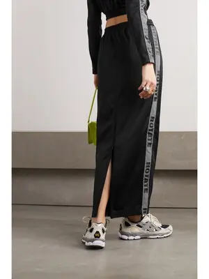 ROTATE BY BIRGER CHRISTENSEN Logo-tape Maxi Skirt