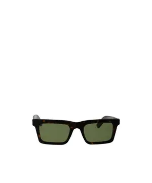 RETROSUPERFUTURE 1968 Tortoiseshell Rectangular Frame Sunglasses - Green