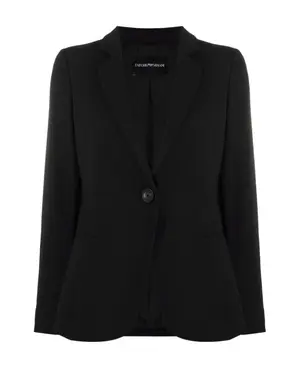 Emporio Armani Notched-lapel Single-breasted Blazer