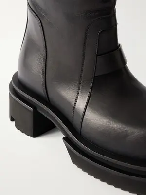 Rick Owens Platform Leather Boots