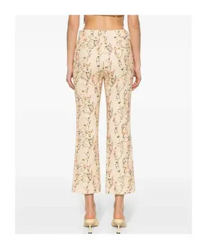 La DoubleJ 24/7 Floral Straight-leg Trousers