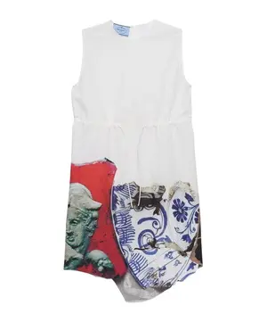 Prada Printed Compact Fabric Dress