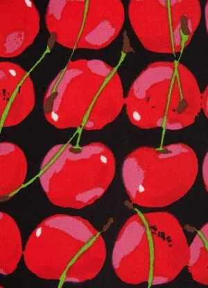 La DoubleJ Cherry-print Mid-rise Leggings