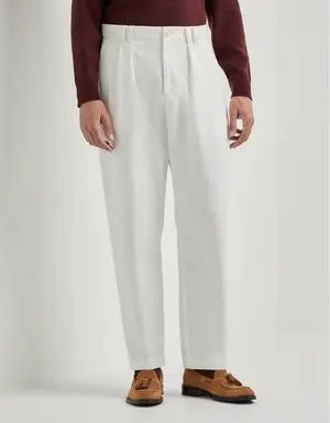 Canali Pleated Straight-leg Trousers