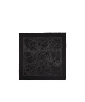 Gucci Flora Devoré Shawl - Black