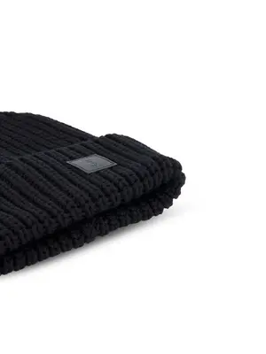 Saint Laurent Logo Patch Beanie