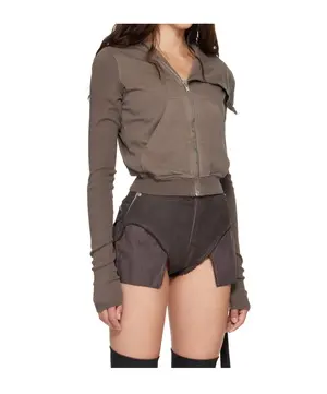 Rick Owens Asymmetric Zip Sweatshirt