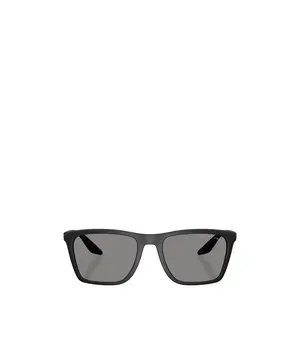 Prada Linea Rossa Pillow Frame Sunglasses - Gray