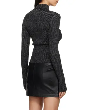 Versace High-neck Cut-out Detailed Jumper
