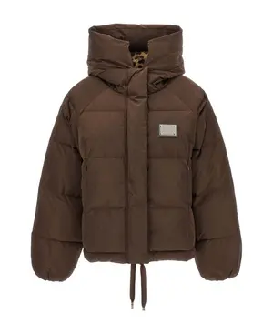Dolce & Gabbana Dolce Gabbana Logo Plaque Down Jacket