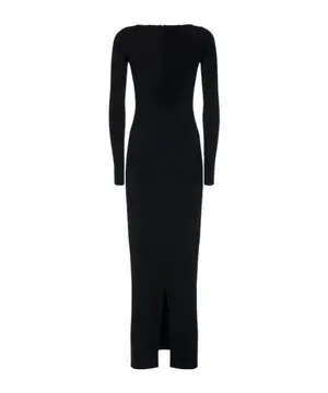 Valentino Garavani Stretch Viscose Knit Long Dress