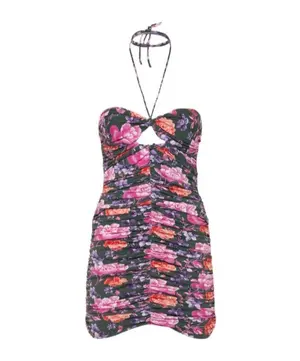 Magda Butrym Exclusive Print Ruched Mini Dress